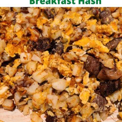 Leftover Prime Rib Breakfast Hash - That Guy Who Grills
